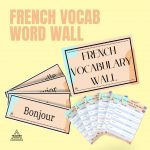 French Vocabulary Word Wall - Teacher Professional Development