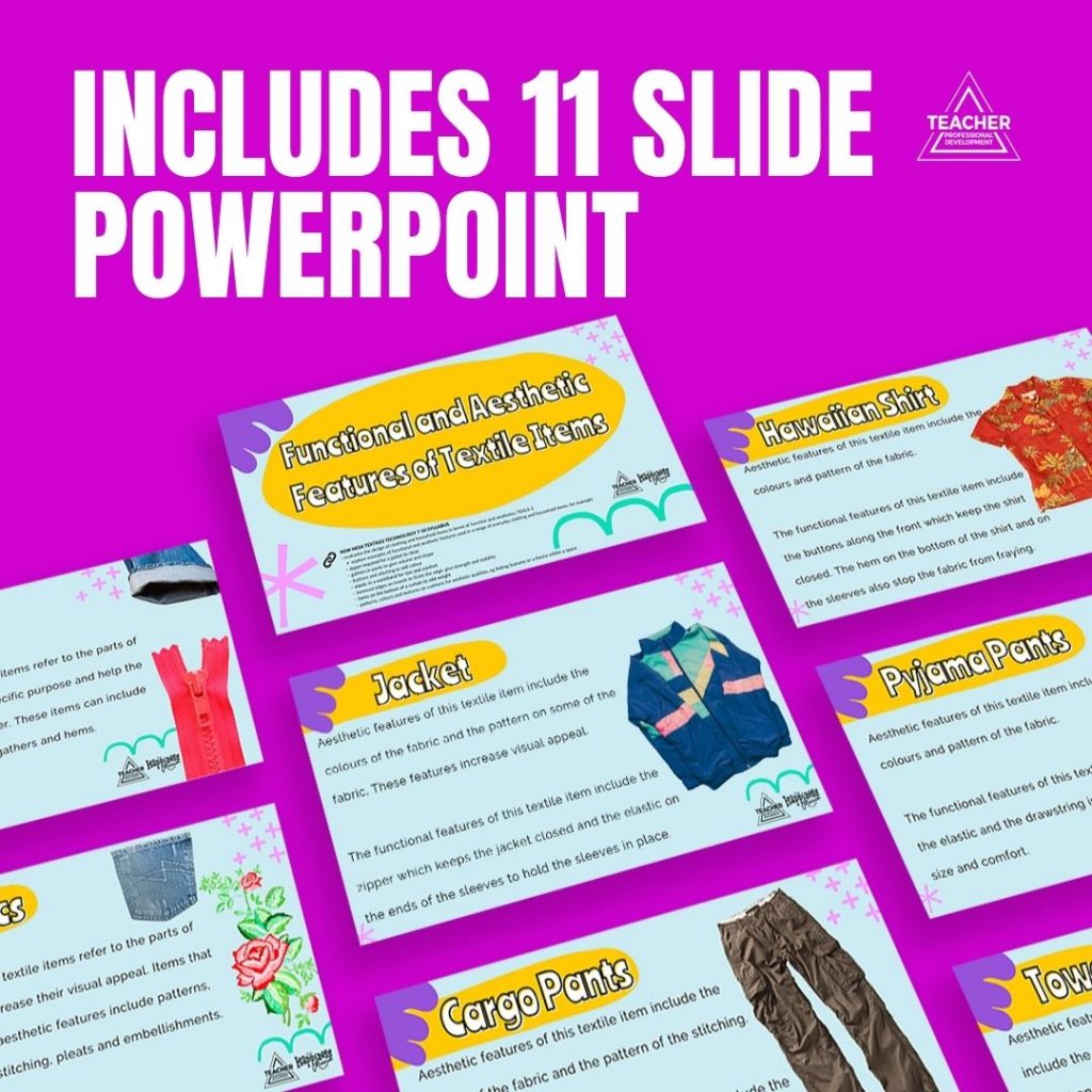 Life Skills Functional and Aesthetic Features of Textile Items ...