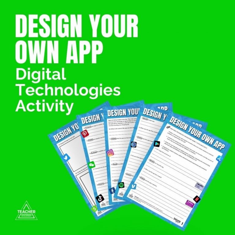 Design Your Own App - Teaching Resources
