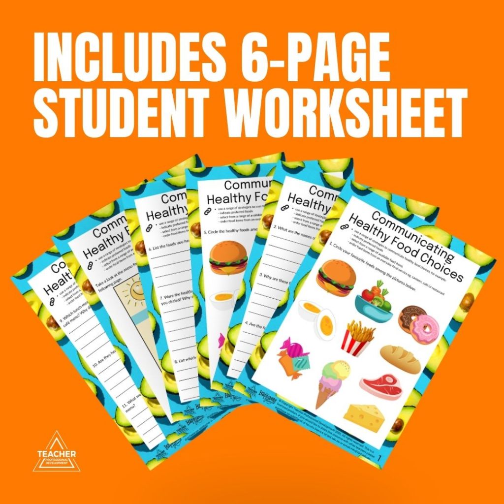 Life Skills Communicating Healthy Food Choices - Teacher Professional ...