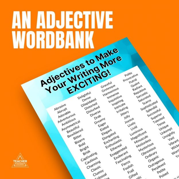 Adjective Word Wall - Teaching Resources