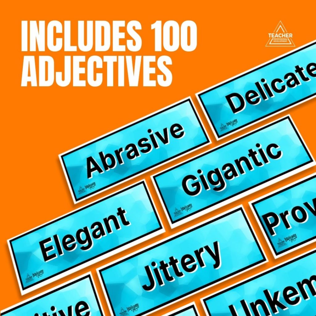Adjective Word Wall - Teaching Resources