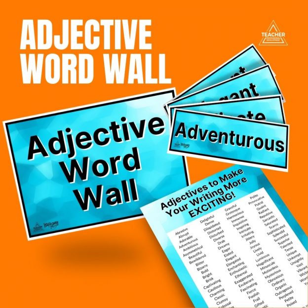Adjective Word Wall - Teaching Resources