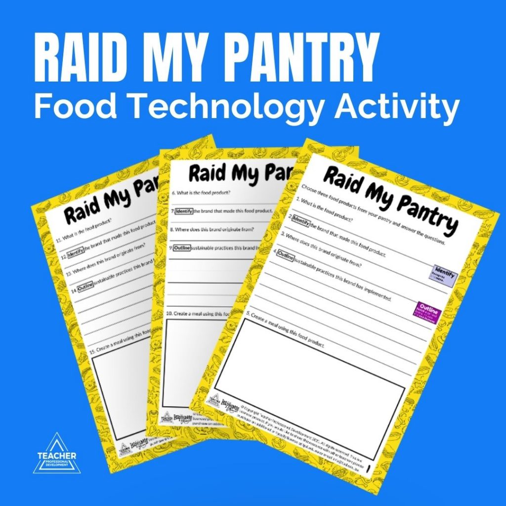Raid My Pantry - Teacher Professional Development