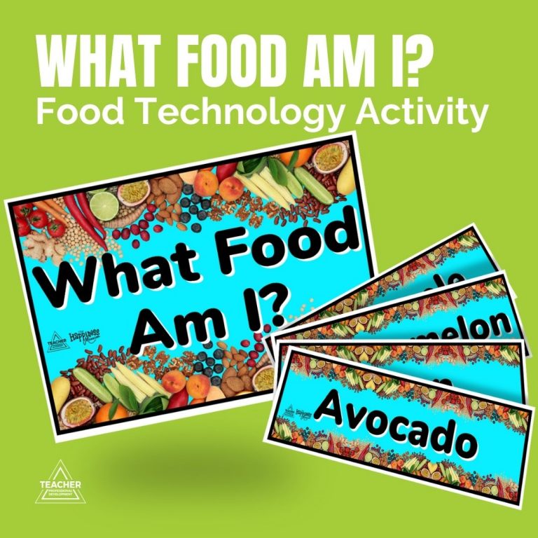 Food Scattergories - Teacher Professional Development