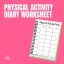 Physical Activity Diary Worksheet - Teacher Professional Development
