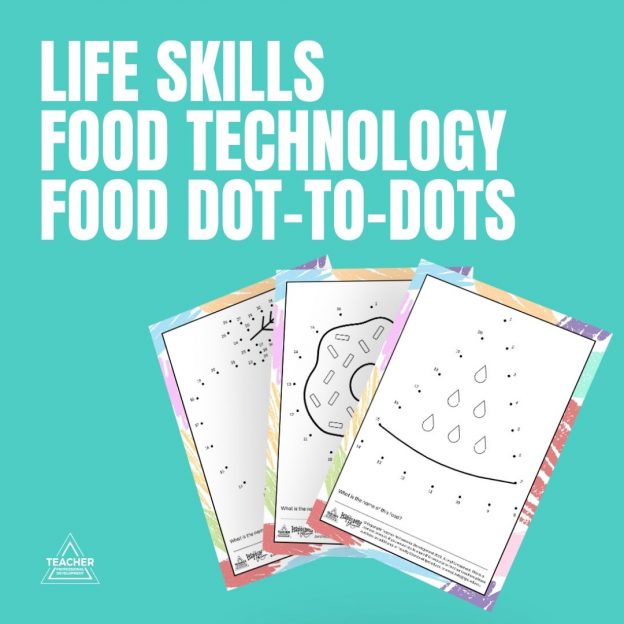 Life Skills Food Technology Food Dot-to-Dot Worksheets - Teacher ...
