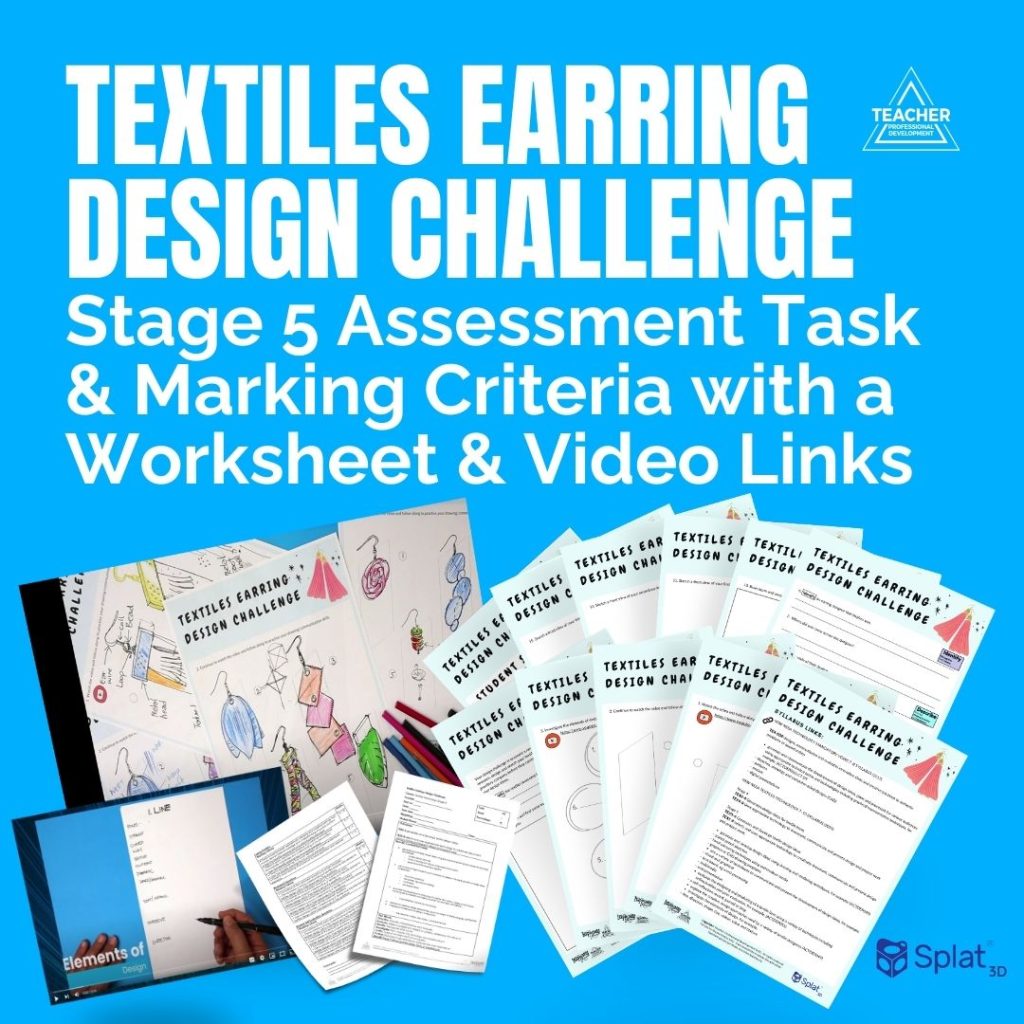 Textiles Earring Design Challenge - Teacher Professional Development