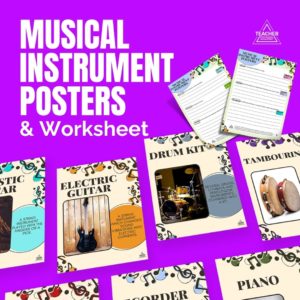 Musical Instrument Posters - Teacher Professional Development