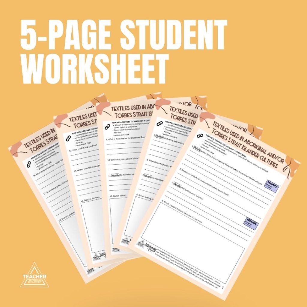 Life Skills Textiles Used in Aboriginal and/or Torres Strait Islander ...