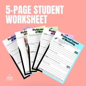 Life Skills Styles and Impact of Marketing - Teacher Professional ...