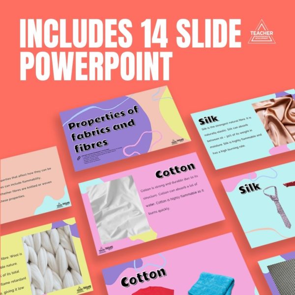 Life Skills Properties of Fabrics and Fibres - Teacher Professional ...