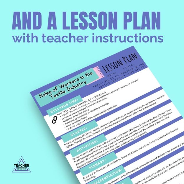 Life Skills Roles of Workers in the Textile Industry - Teacher ...