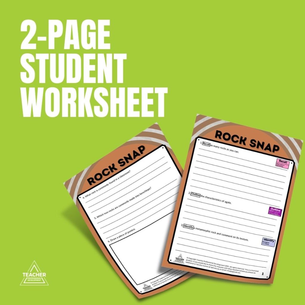 Rock Snap - Teacher Professional Development