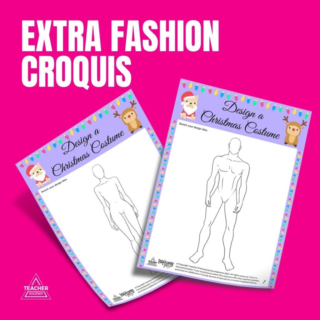 Design a Christmas Costume - Teacher Professional Development