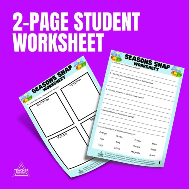 Seasons Snap - Teacher Professional Development