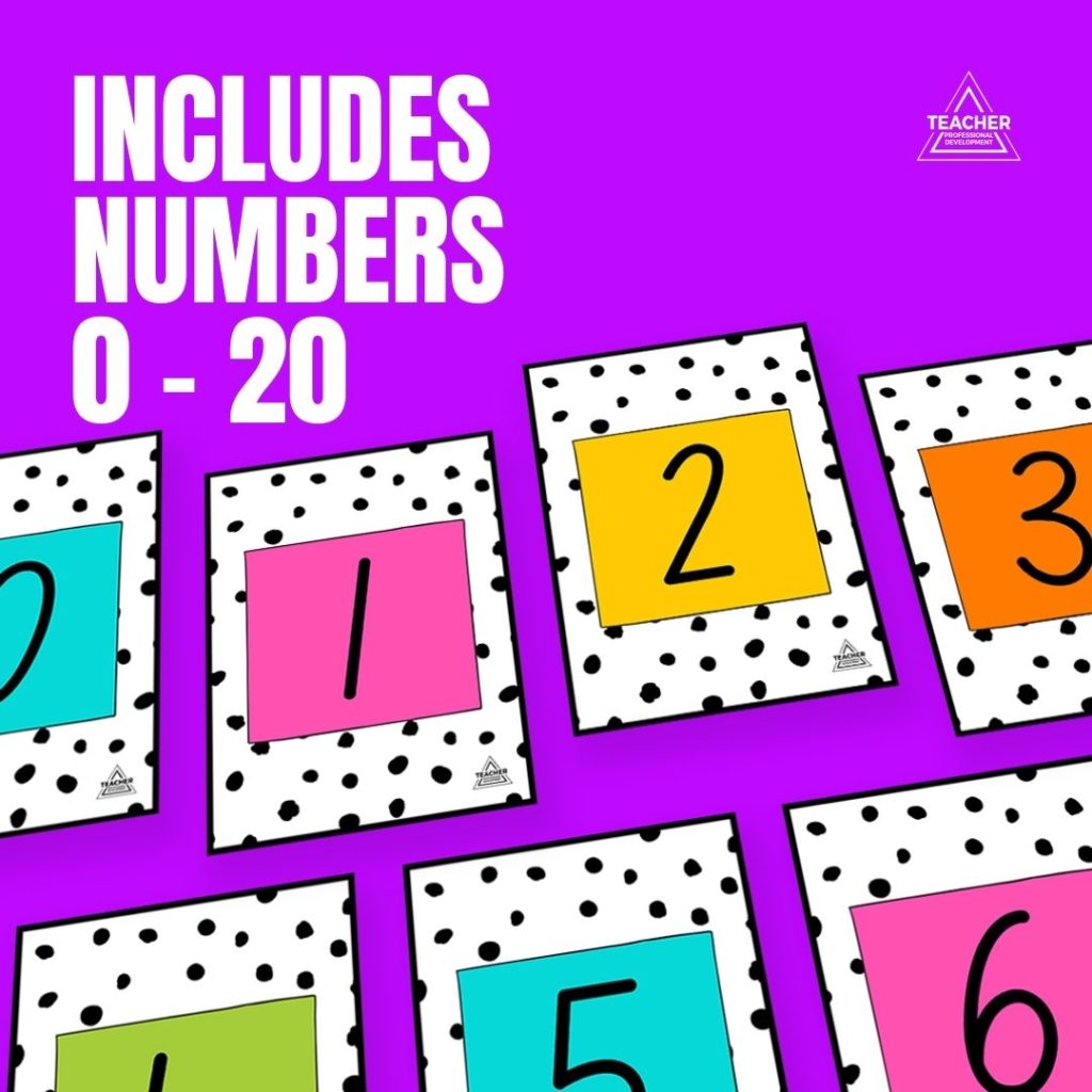 Number Poster Pack - Teacher Professional Development