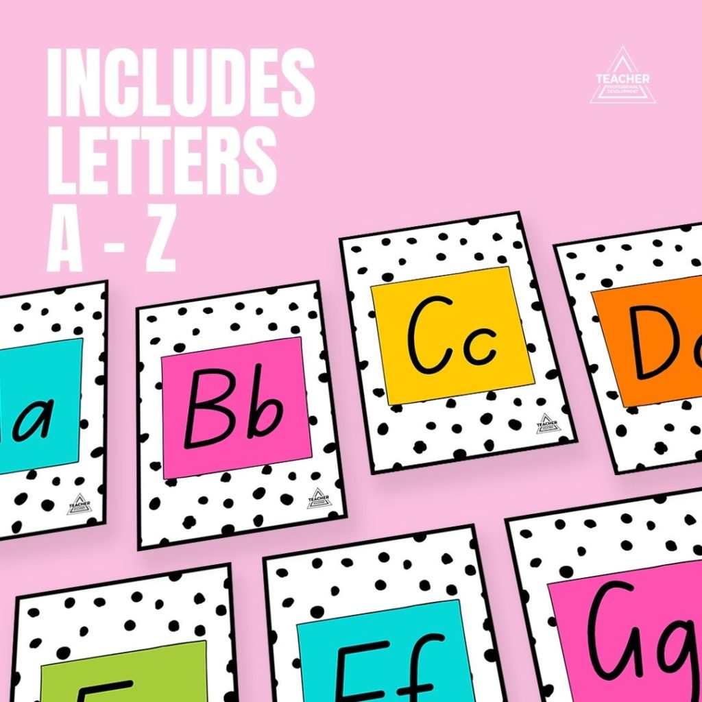 Alphabet Poster Pack - Teacher Professional Development