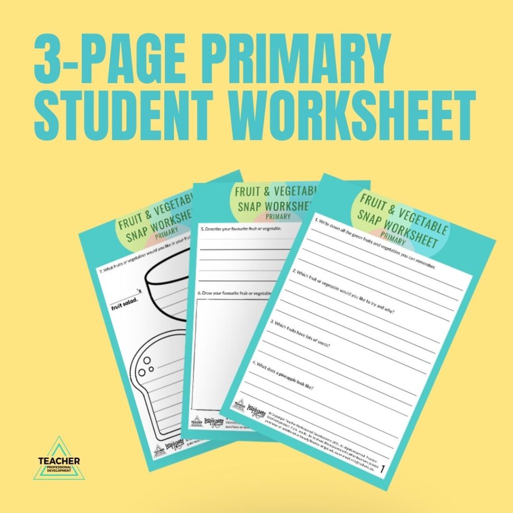 Fruit and Vegetable Snap - Teacher Professional Development