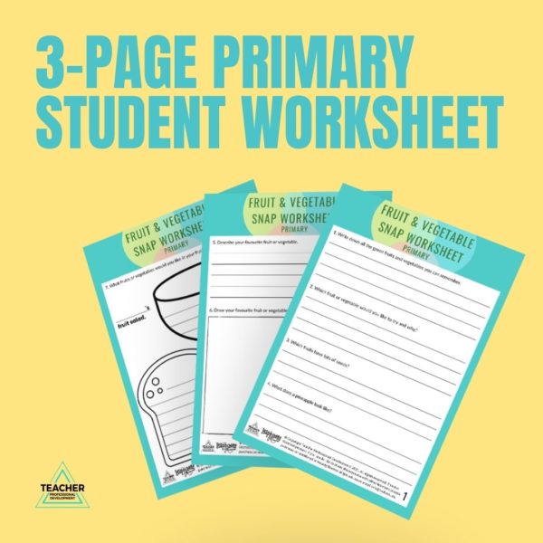 Fruit and Vegetable Snap - Teacher Professional Development