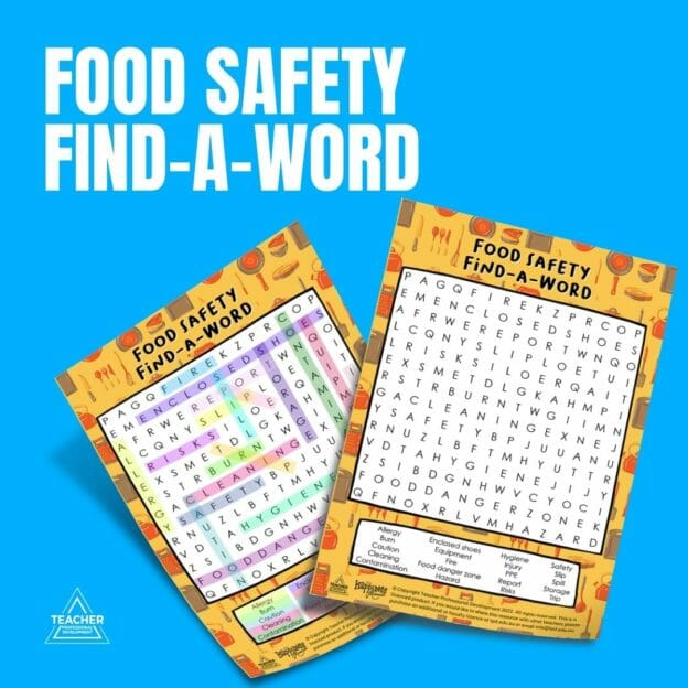 Food Safety Find-a-Word - Teacher Professional Development