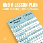 My Favourite Foods - Teacher Professional Development