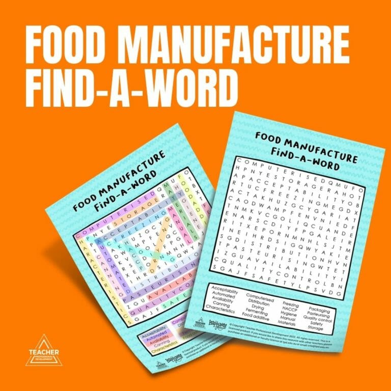 Food Technology Teaching Resources - TPD.edu.au