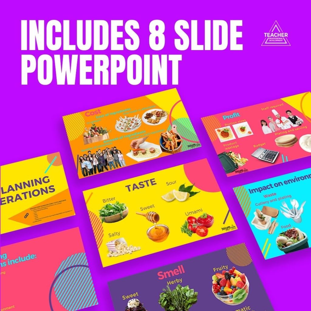 Life Skills Menu Planning Considerations - Teacher Professional Development