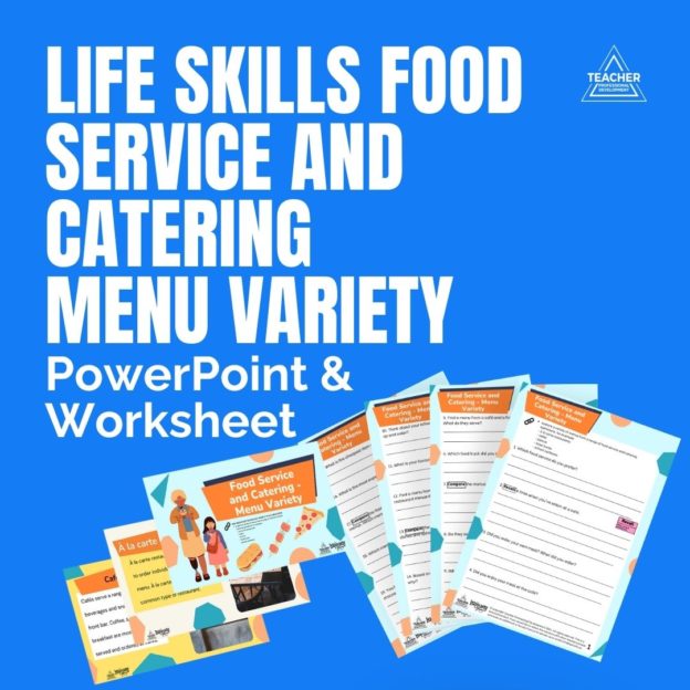 Life Skills Food Service and Catering – Menu Variety - Teacher ...