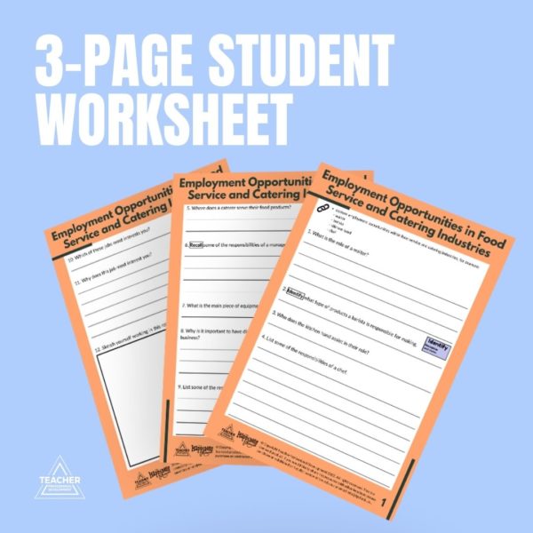 Life Skills Employment Opportunities in Food Service and Catering ...