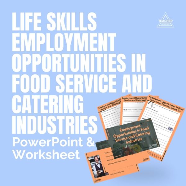 Life Skills Employment Opportunities in Food Service and Catering ...