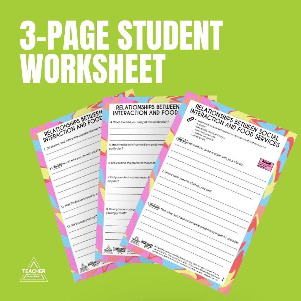 Life Skills Relationships Between Social Interaction and Food Services ...
