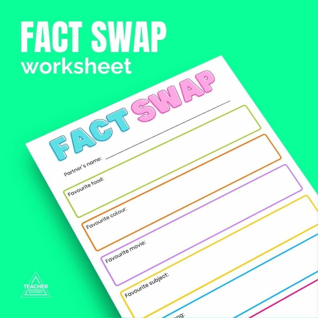 Fact Swap - Teacher Professional Development