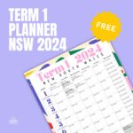 FREE NSW Term 1 School Planner 2024 - Teaching Resource