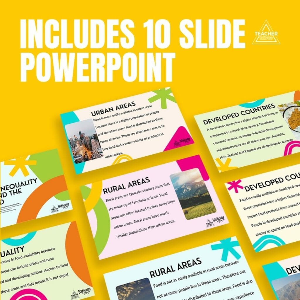 Life Skills Food Inequality Around the World - Teacher Professional ...