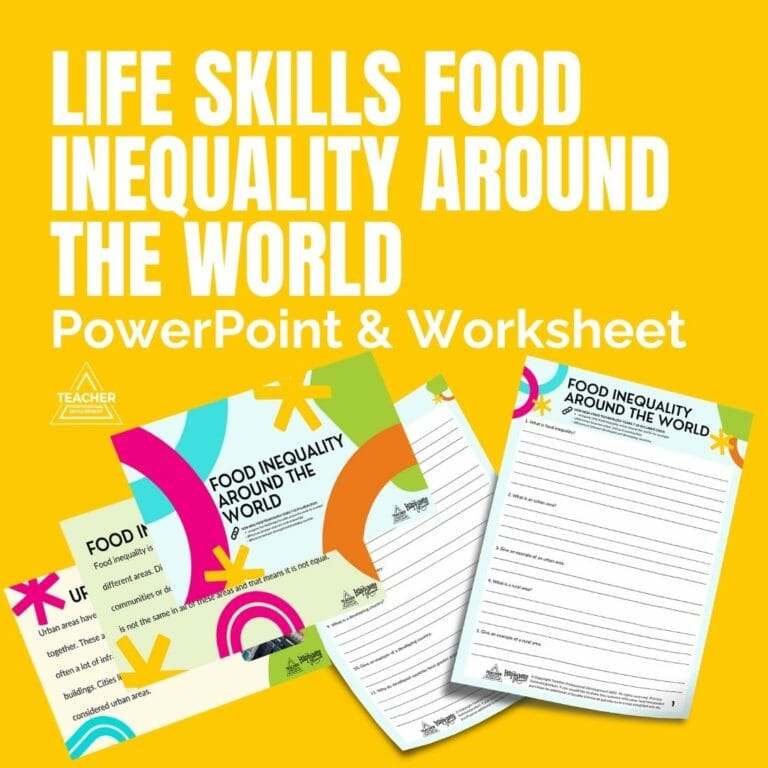 Life Skills Food Inequality Around the World - Teacher Professional ...
