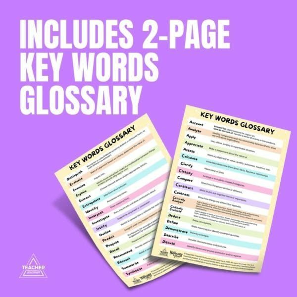 Key Words Glossary - Teacher Professional Development