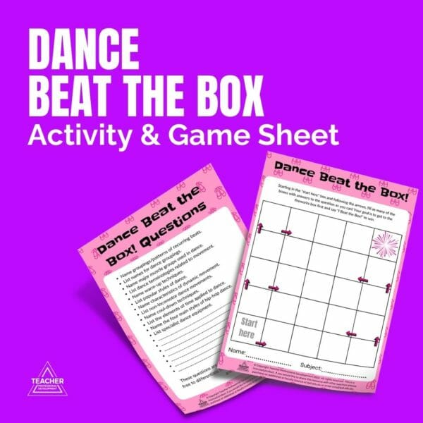 Dance Beat the Box - Teacher Resource Game