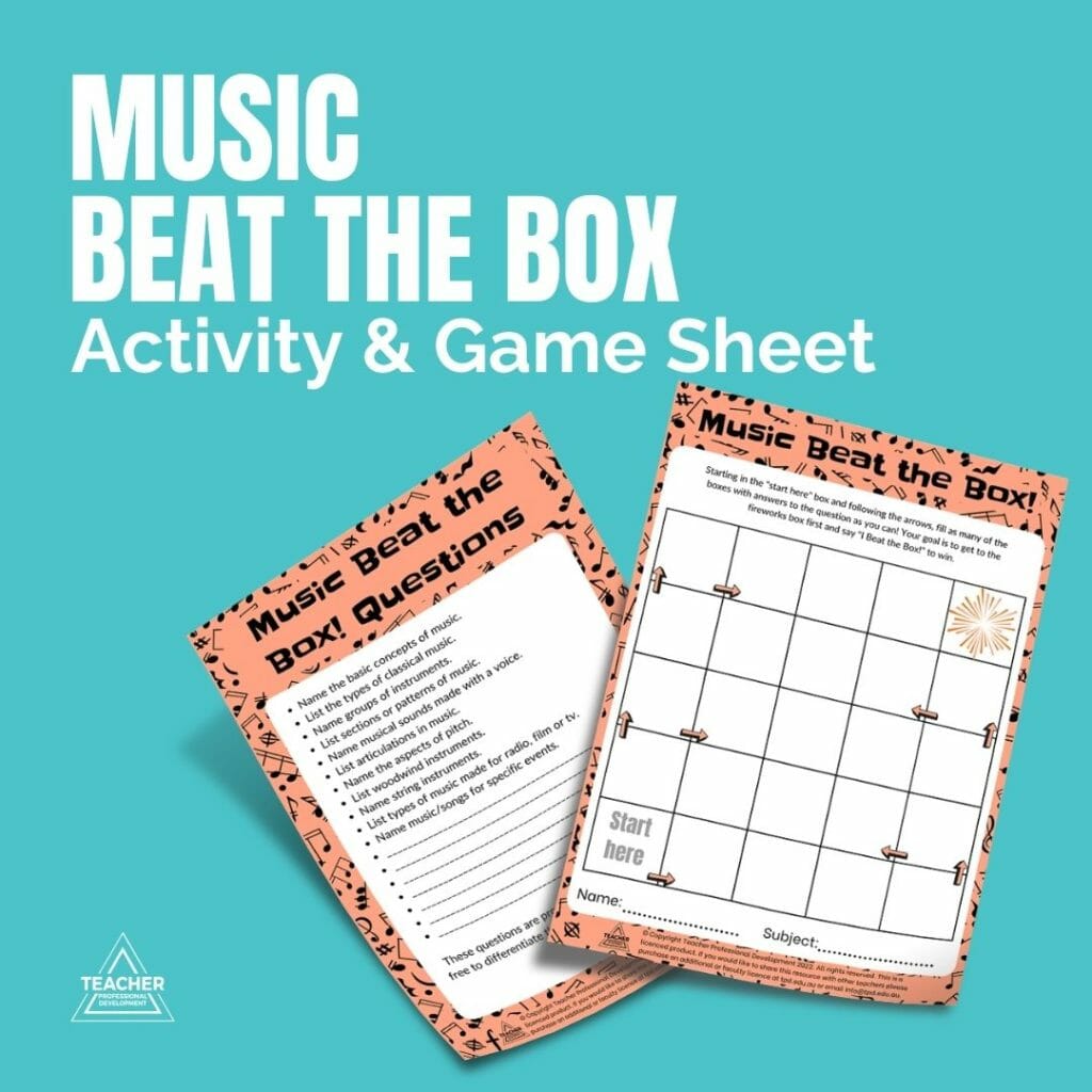 Legal Studies Beat the Box - Teacher Resource Game