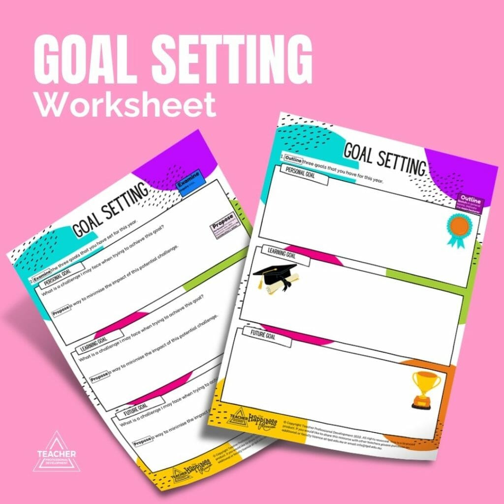 Goal Setting - Teacher Professional Development