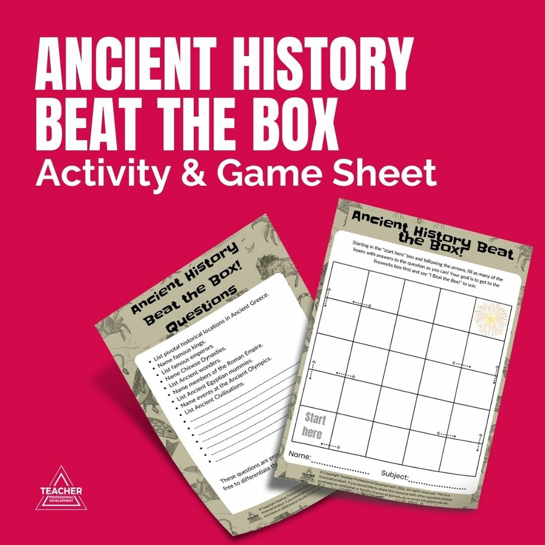 Geography Beat the Box - Teacher Resource Game