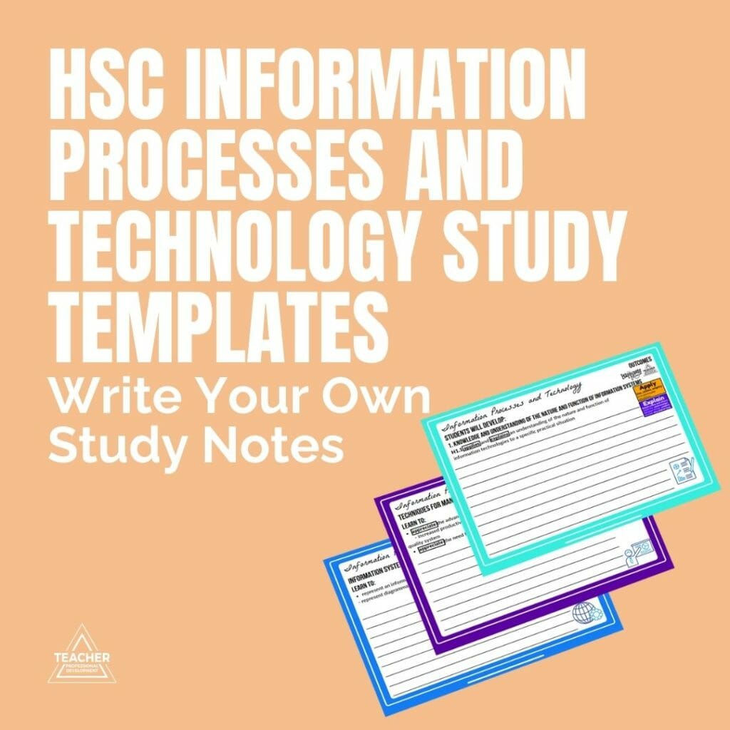 HSC Information Processes and Technology Study Templates