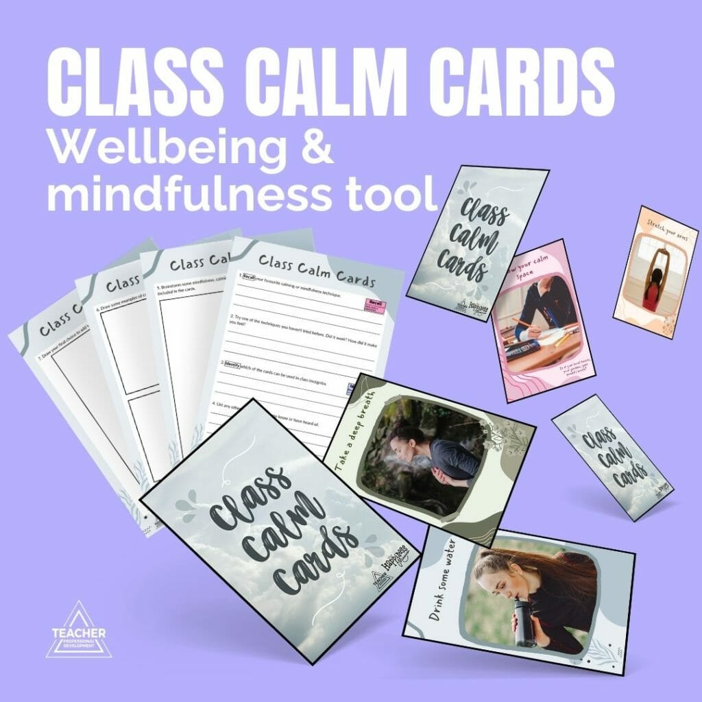 Class Calm Cards - Teacher Professional Development