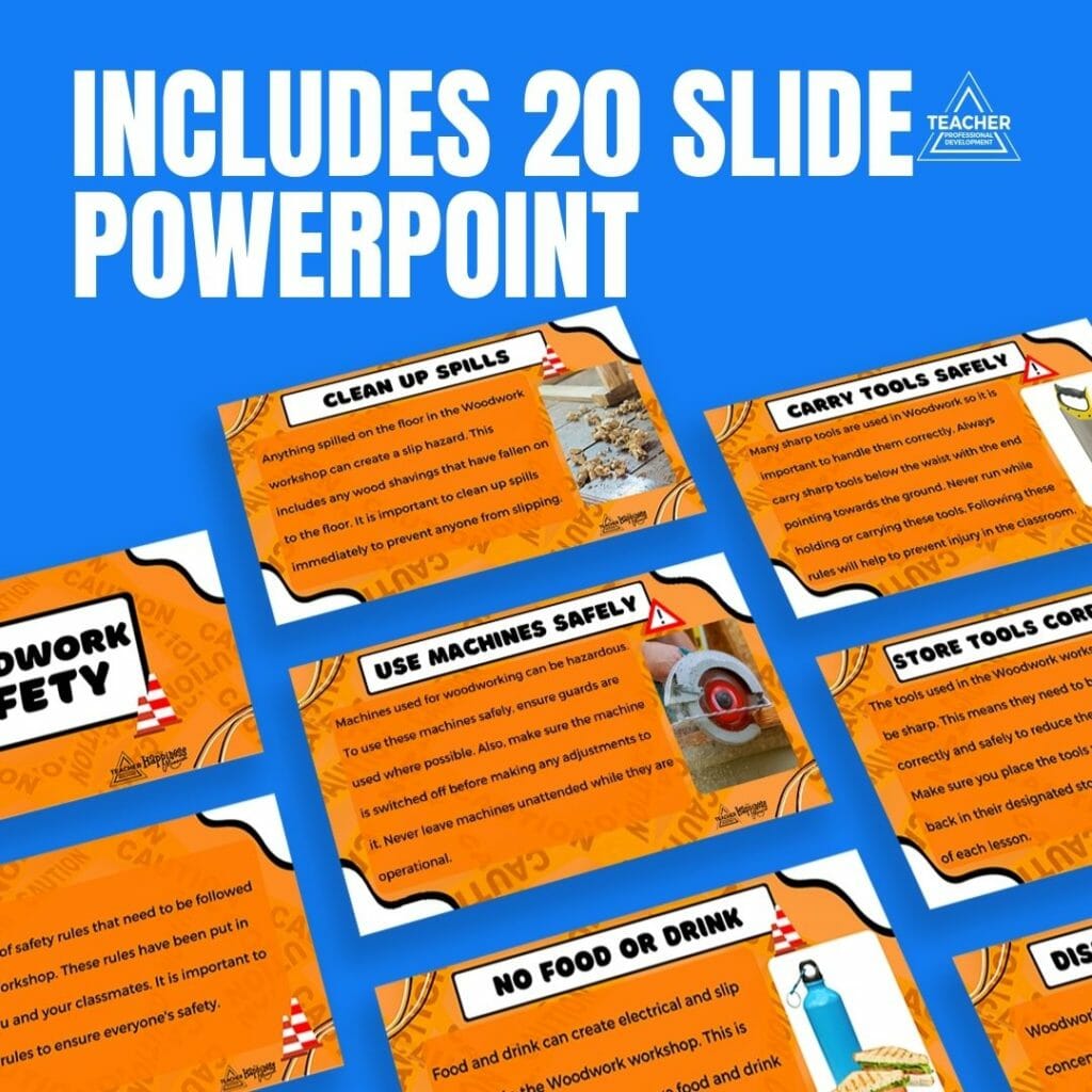 Woodwork Safety - Teacher Professional Development