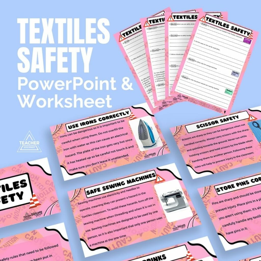 Textiles Safety - Teacher Professional Development