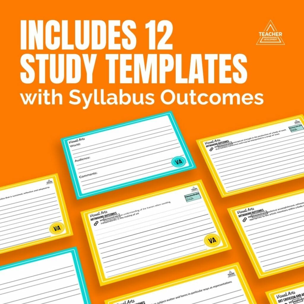 HSC Visual Arts Study Templates - Teacher Professional Development