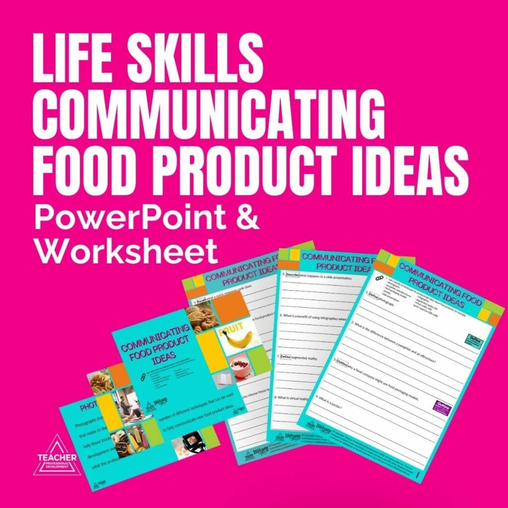 Hunt the Kitchen Hazards Life Skills Food Technology resource