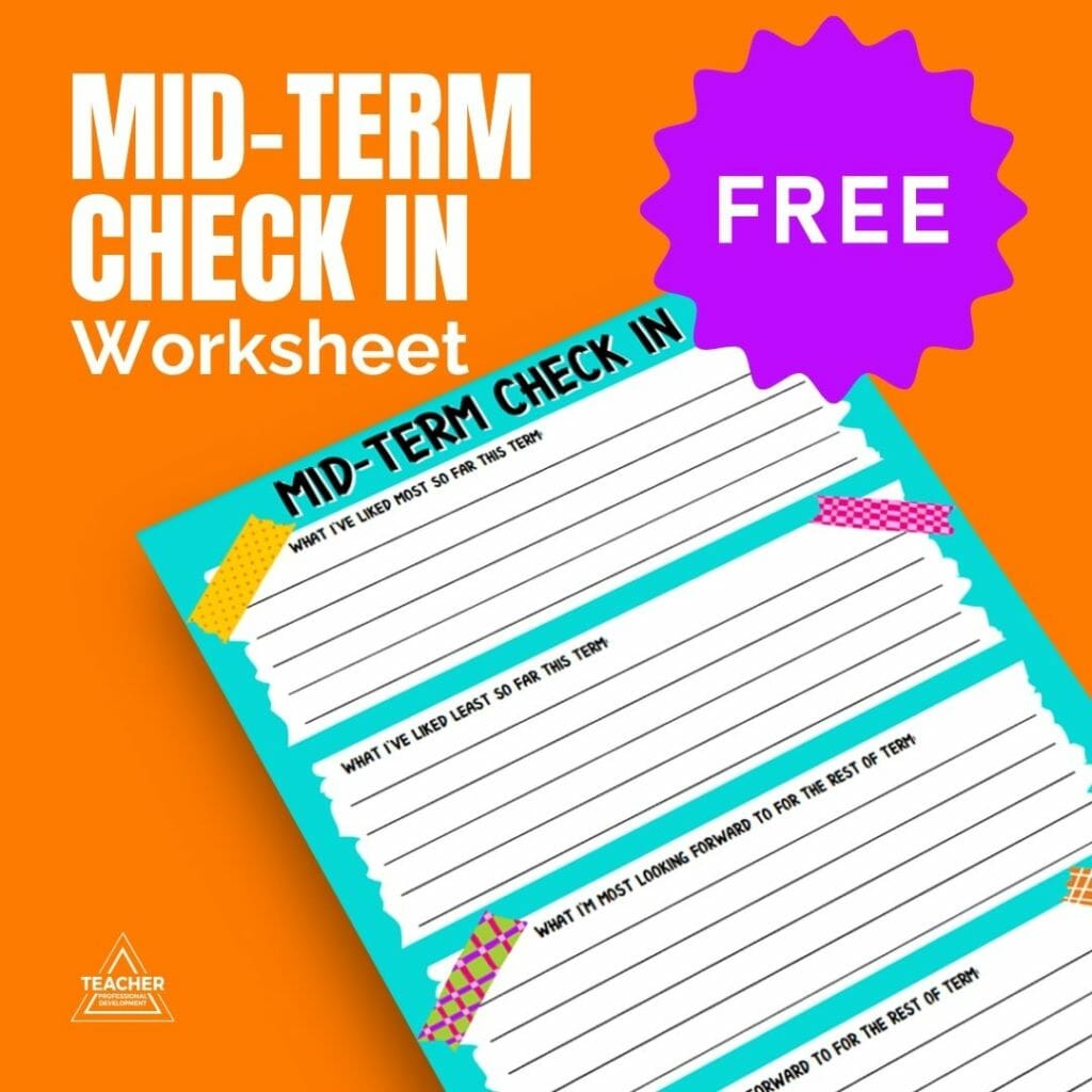 Mid-Term Check In - Teacher Professional Development