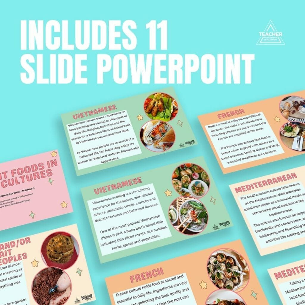 Life Skills Significant Foods in Various Cultures - Teacher ...