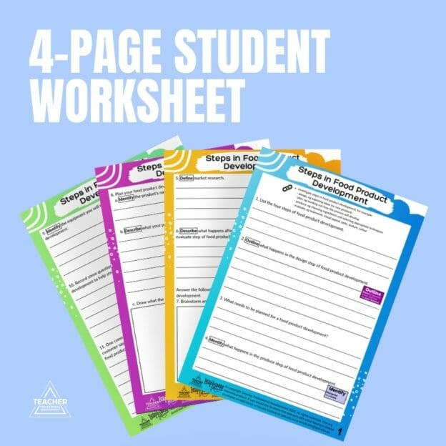 Life Skills Steps in Food Product Development - Teacher Professional ...